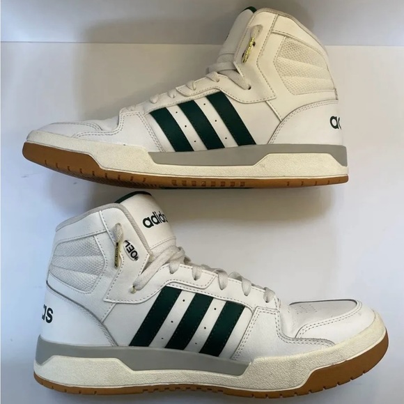 adidas | Shoes | Adidas Entrap Mid White Size 2 | Poshmark